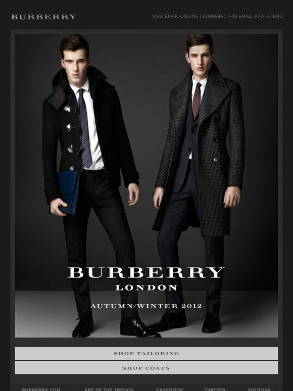 Burberry: Burberry Tailoring - Modern Suits and Sartorial Outerwear ...