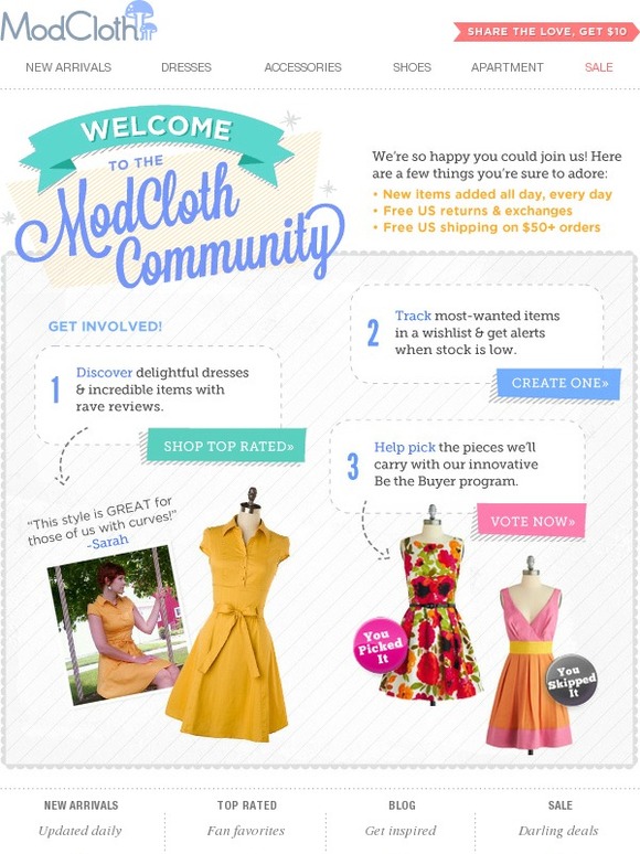 Modcloth: Three ways to join in the ModCloth fun | Milled