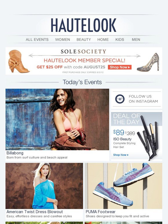 HauteLook: Billabong, American Twist Dress Blowout, PUMA Women's ...