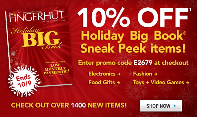 Fingerhut: Fingerhut: Take 10% OFF the Holiday BIG Book Sneak Peek ...