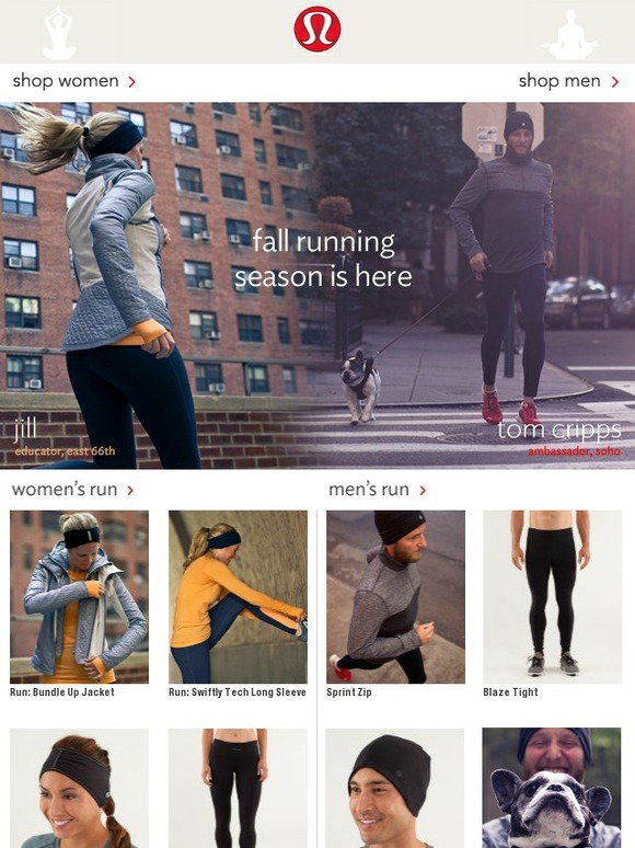lululemon: run, run as fast as you can | Milled
