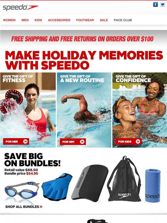 Speedo: Holiday Shopping at Speedo | Great Gift Sets and More | Milled