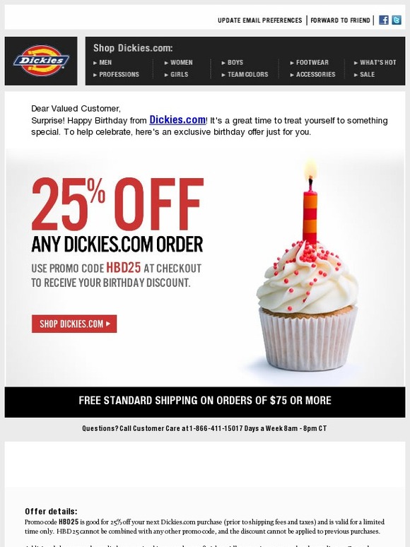 Dickies: A special gift for your birthday | Milled