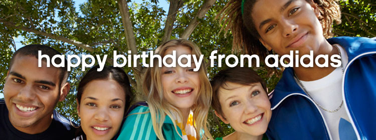 adidas: adidas has a birthday gift for you! | Milled