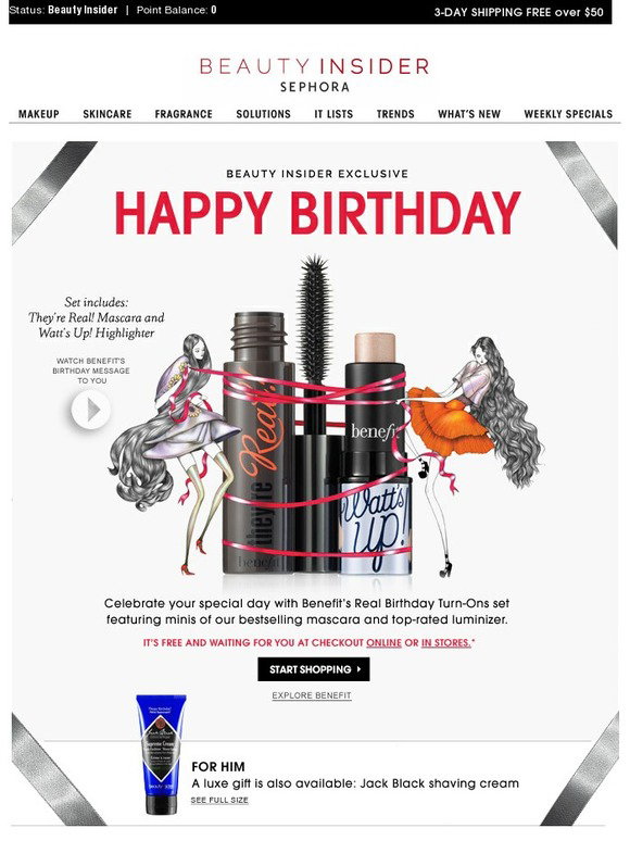 Sephora: Happy Birthday! | Milled