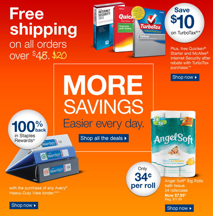 Staples: 3 coupons! Make saving your resolution. Start here. | Milled
