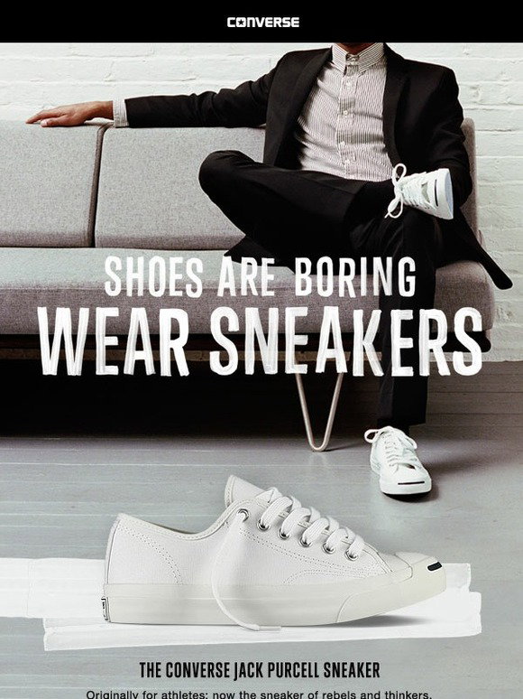Converse: The Cure to Boring: The Converse Jack Purcell Sneaker. | Milled
