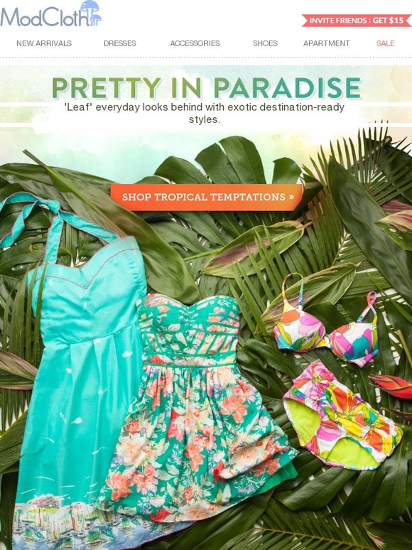 Modcloth: Your destination for what to wear when you get away. | Milled