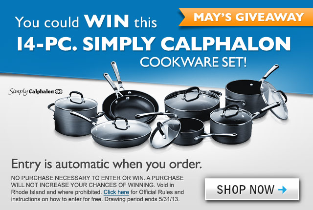 Fingerhut: Fingerhut: You could WIN a 14-Pc. Cookware Set - Find out ...