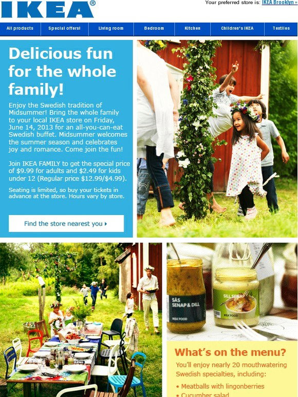 IKEA: Celebrate Swedish Midsummer! | Milled