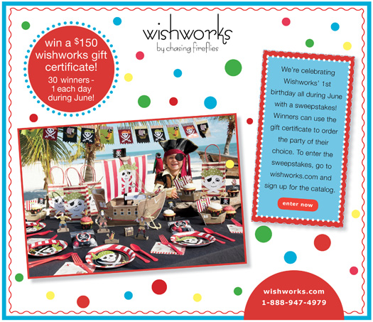 Chasing Fireflies: Enter to win a Wishworks party! | Milled