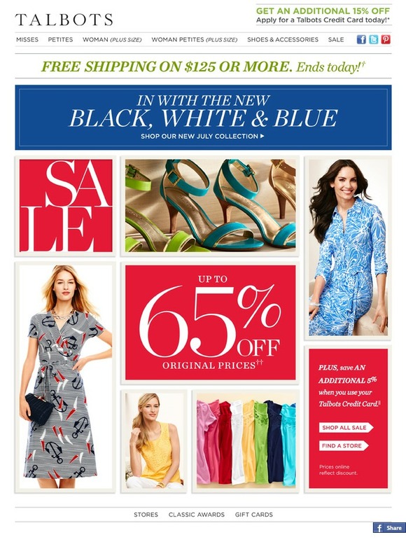 Talbots: Last Day Free Shipping! Shop New Arrivals & Clearance. | Milled