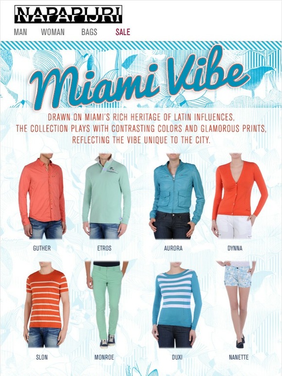 Napapijri: Just In! Our Miami Vibe capsule collection has arrived | Milled