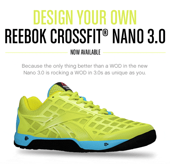 Reebok: Custom Reebok CrossFit Nano 3 Now Available! | Milled