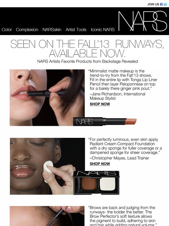 NARS: Backstage Beauty: NARS Artists' Most Wanted + Mini Eye Makeup ...