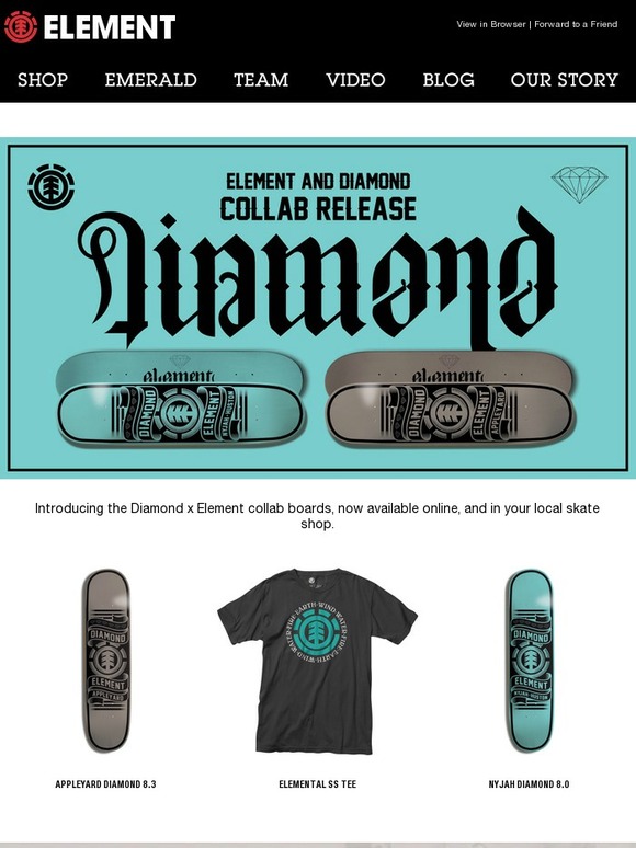Element: ELEMENT X DIAMOND || DECKS NOW AVAILABLE | Milled