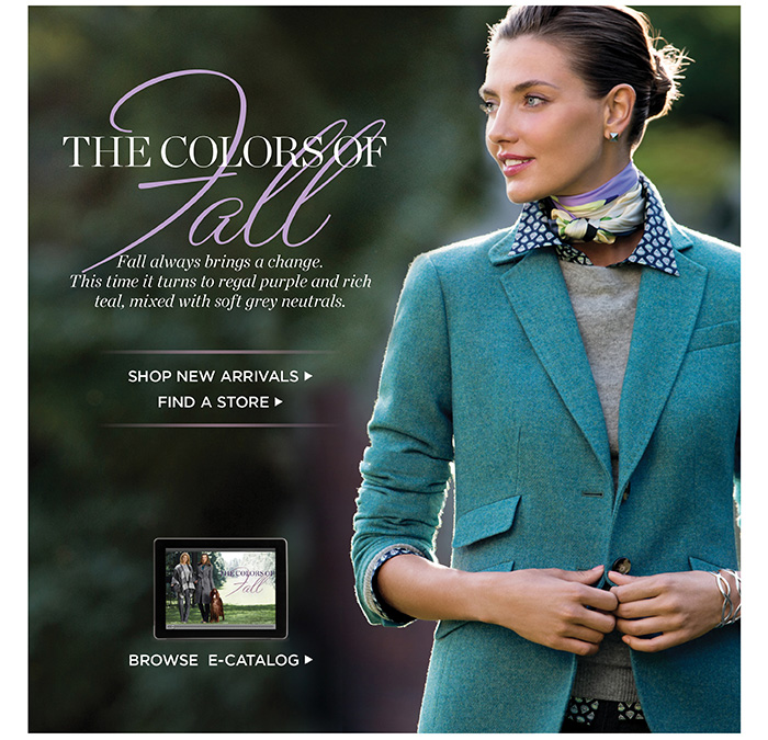 Talbots: The Colors of Fall + 25% OFF With Your Talbots Credit Card ...