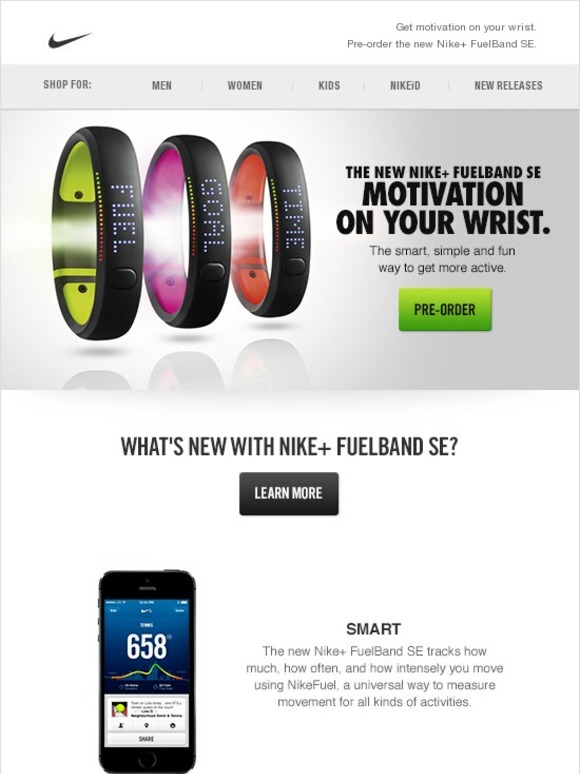 NIKE: Introducing the New Nike+ FuelBand SE | Milled