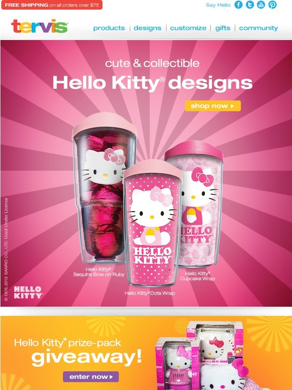 Tervis: Cute & Collectible - Enter to Win a Hello Kitty® Prize-Pack ...