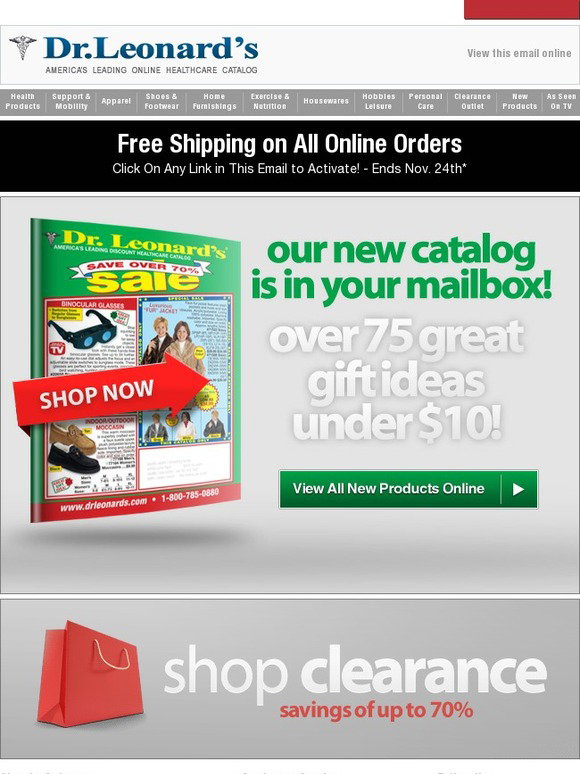 Dr. Leonard's: The November Dr Leonard's Catalog is Here | Milled