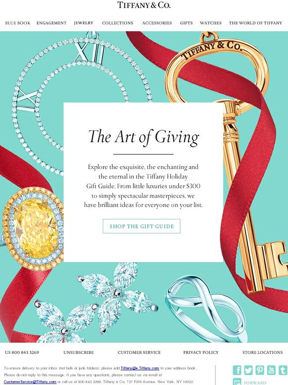 Tiffany: Perfect Presents for All: The Tiffany Gift Guide | Milled