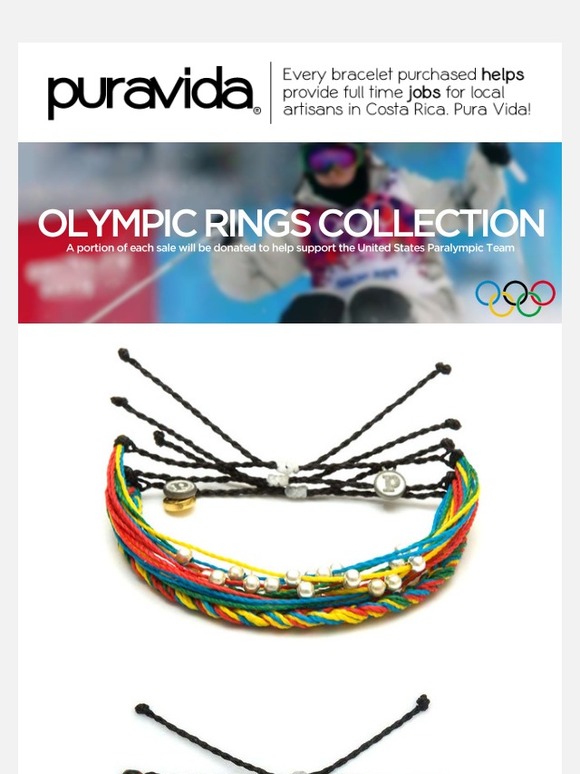 Pura Vida: Olympic Rings Collection Now Available! Support the U.S ...