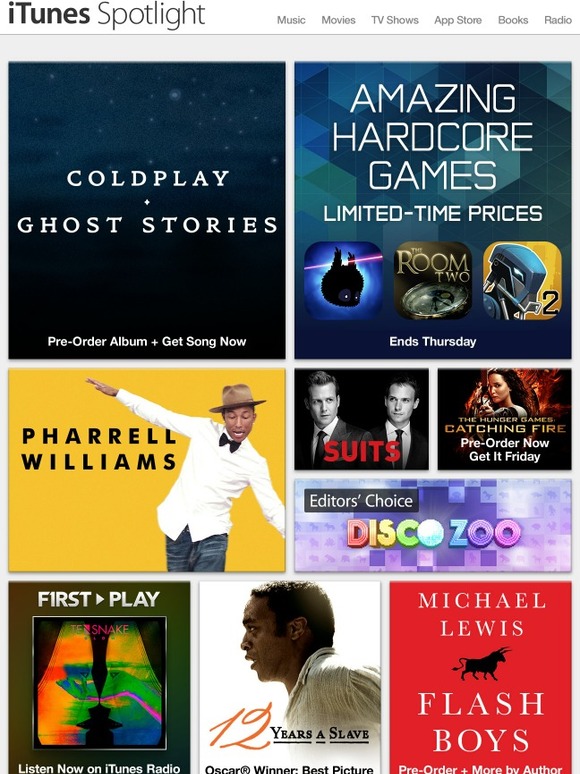 Apple: Coldplay, Amazing Games at Limited-Time Prices, and More | Milled