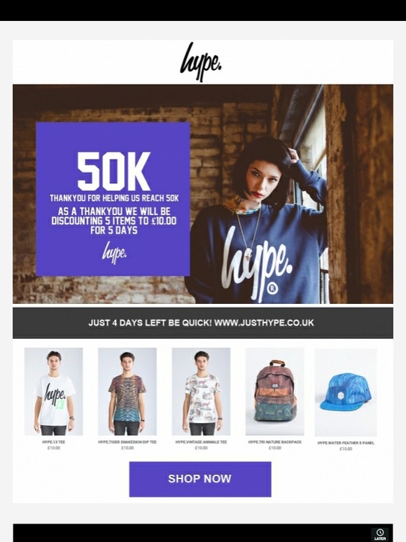 Hype: Thank you for 50k followers | Milled