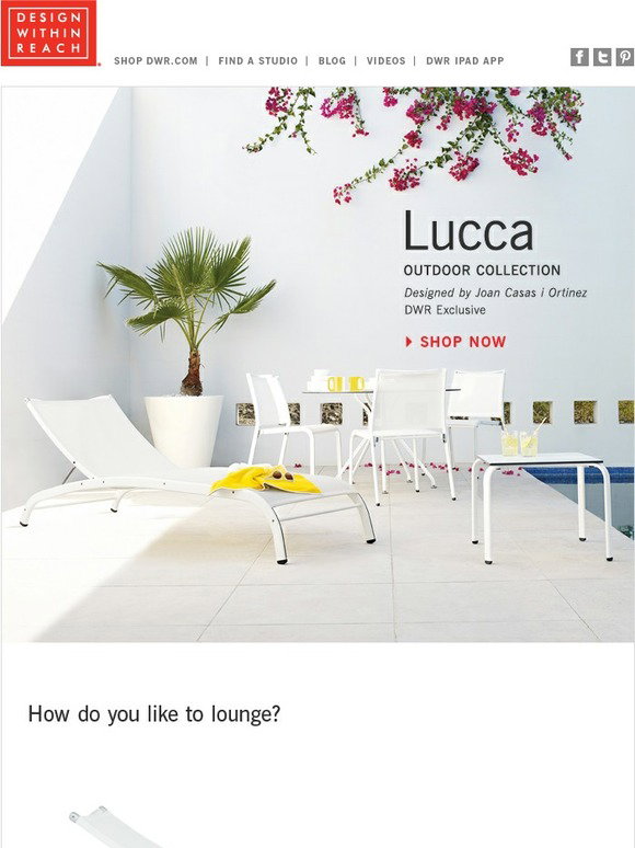 Design Within Reach: Lounge in luxury with the Lucca Collection | Milled