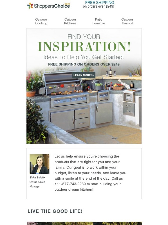 ShoppersChoice.com: Find Your Inspiration: Outdoor Kitchen Ideas To ...
