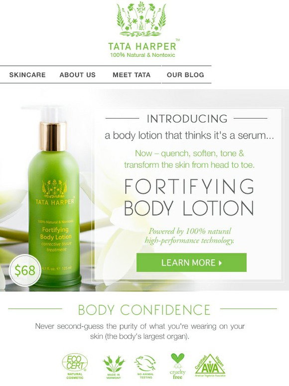 Tata Harper: See What's NEW! Dry Skin Meets Its Match... | Milled