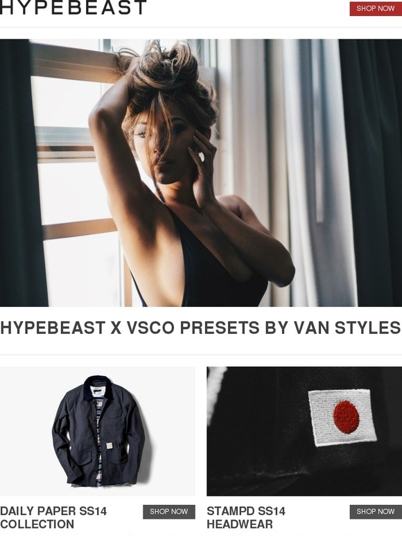 Hypebeast: HYPEBEAST x VSCO Presets by Van Styles | Milled