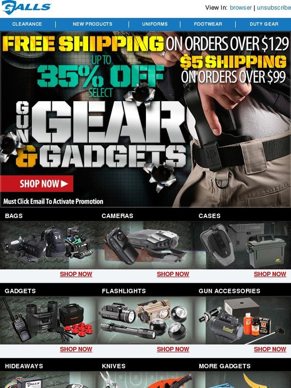 Galls: Gear Sale Today! | Milled