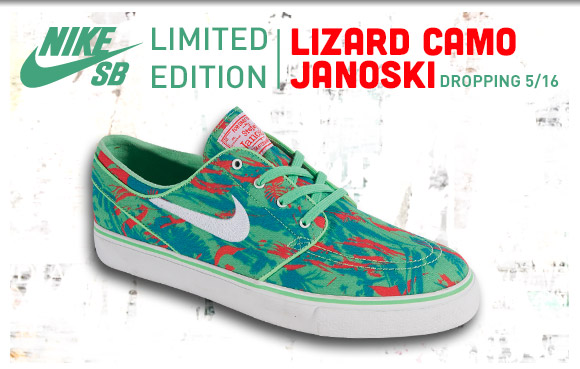 CCS: Limited Edition | Nike SB Lizard Camo Janoski | Milled