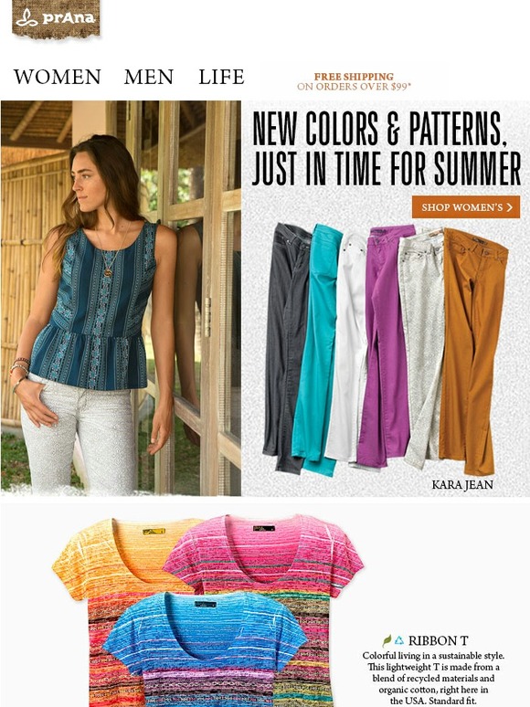 prAna: New Colors & Patterns Just in Time for Summer | Milled
