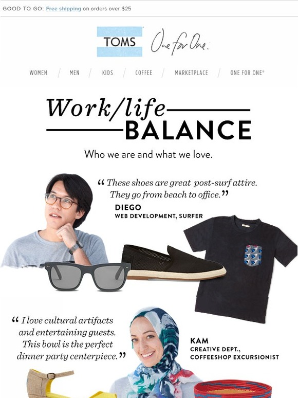 TOMS: Employee picks: the faces of TOMS HQ | Milled