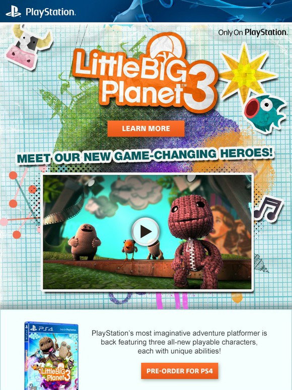 PlayStation: LittleBigPlanet 3 – Meet our new heroes | Milled