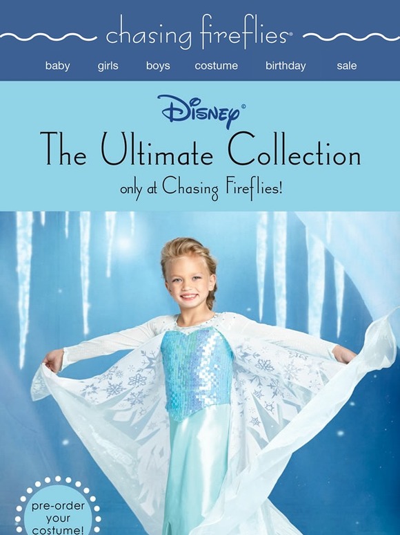 Chasing Fireflies: Pre-order official Disney "Frozen" costumes now! Our ...
