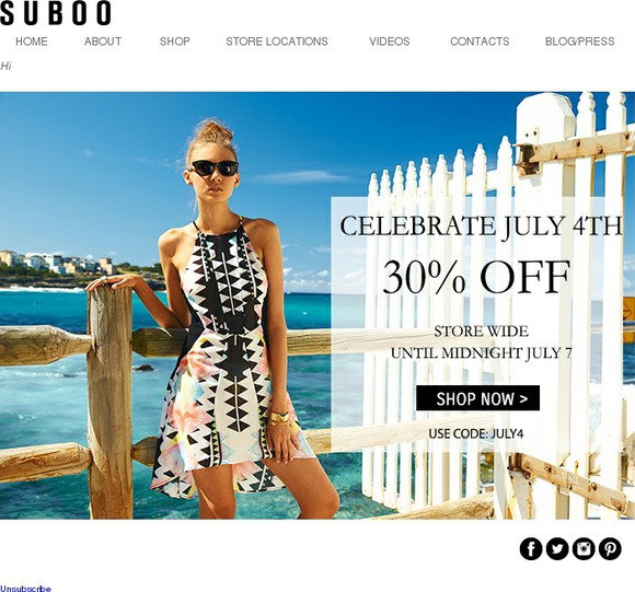 Suboo: Celebrate July 4th in Suboo Style... | Milled