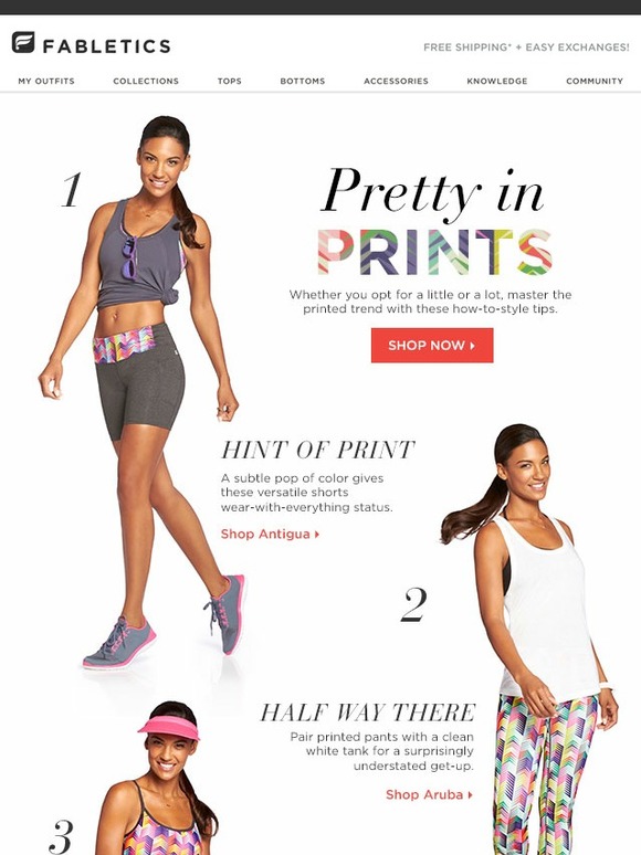 Fabletics: style guide: how to wear our newest print | Milled