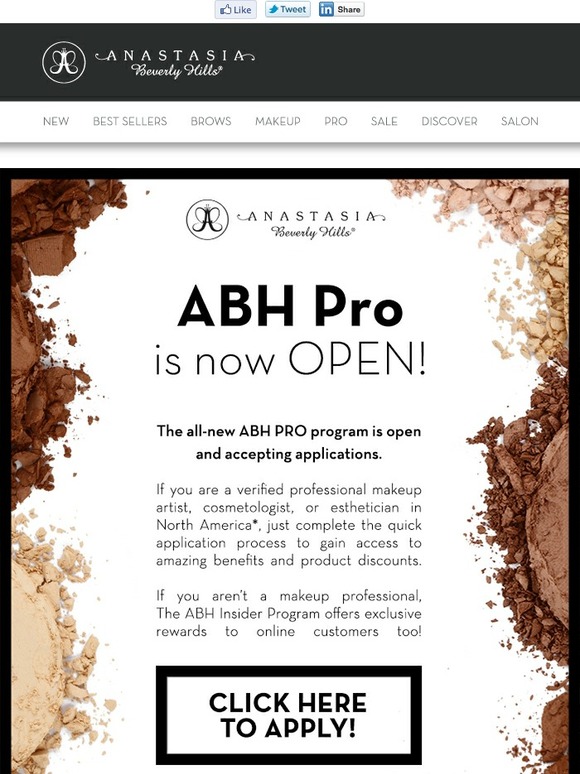 Anastasia Beverly Hills: The ABH Pro Membership Program | Milled
