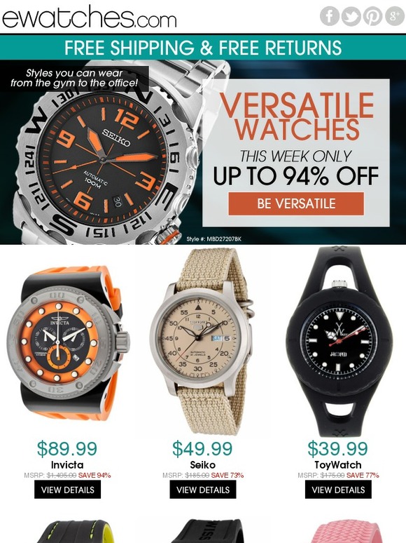 Ewatches: It's Time To Display Your Versatility! | Milled