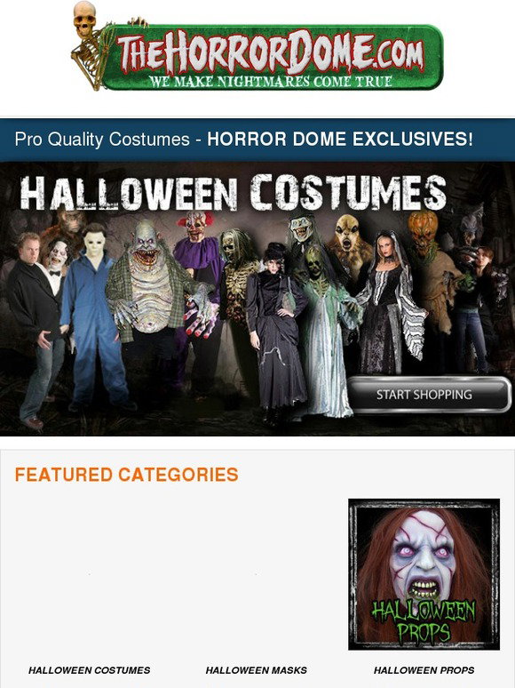 The Horror Dome: Pro Quality Halloween Costumes - Only Available at ...