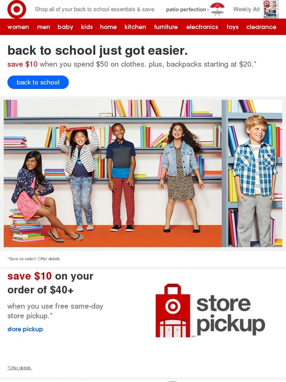 Target: Back to school clothes at amazing prices. | Milled