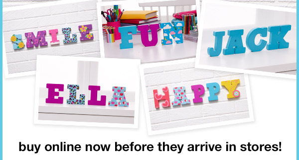 Smiggle: get them first online! introducing wooden letters by smiggle ...