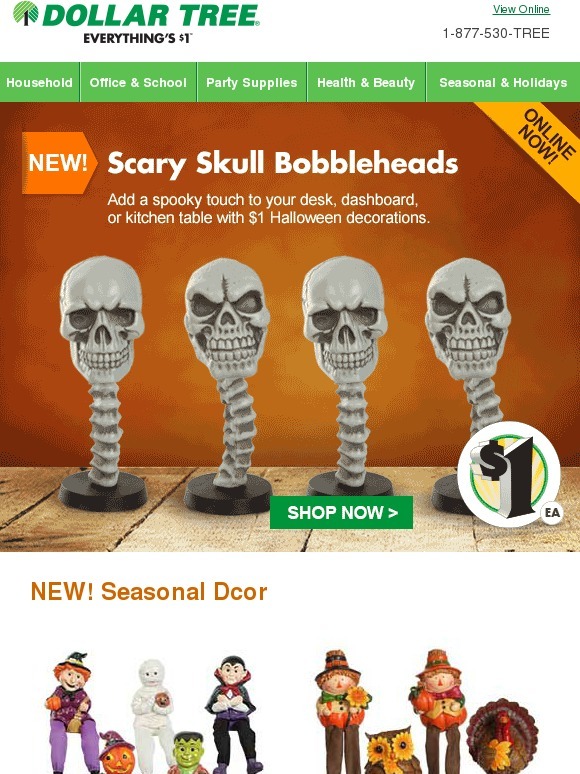 Dollar Tree: These skulls are rockin'! | Milled