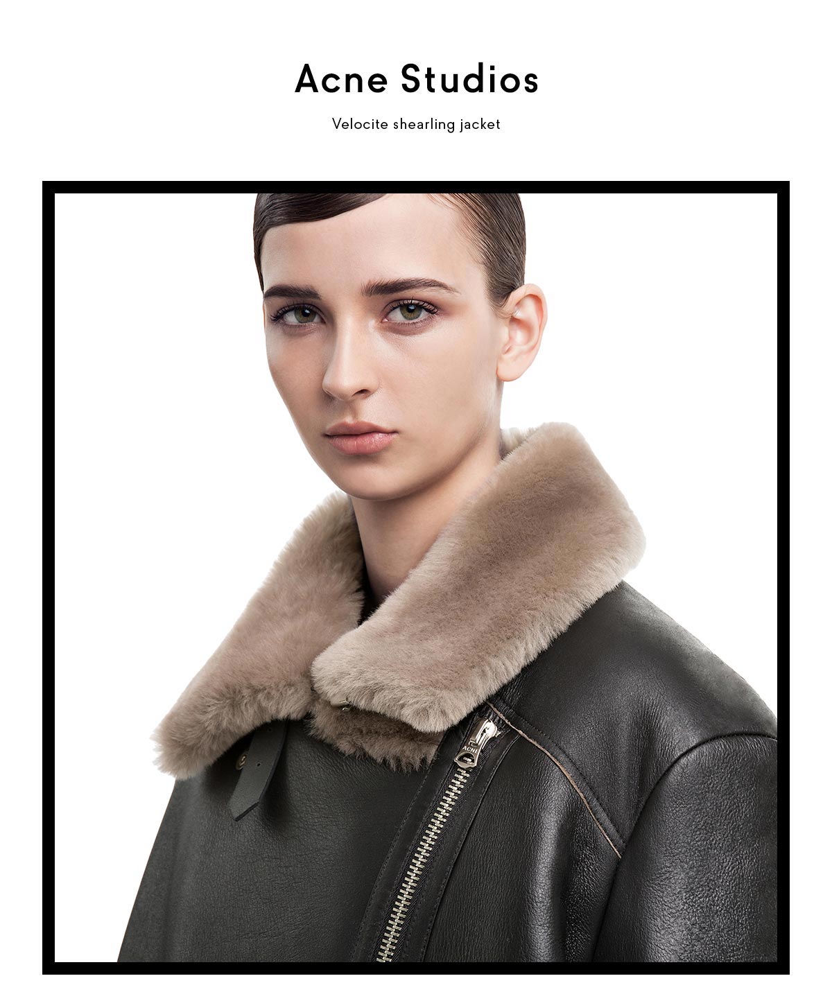 Acne Studios: Shop Velocite shearling jacket | Milled