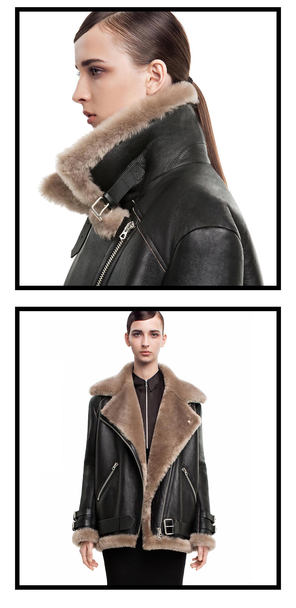 Acne Studios: Shop Velocite shearling jacket | Milled