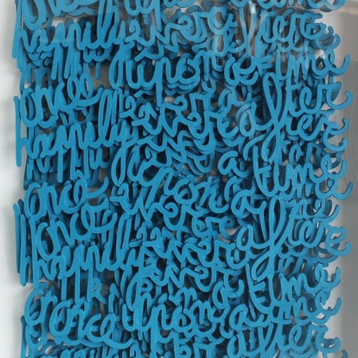 Saatchi Art: More Than Words: Text in Art | Milled