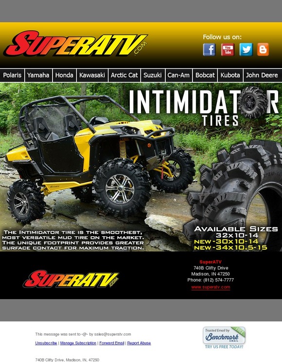Super ATV: Intimidator Tire - New Sizes Now Available! | Milled